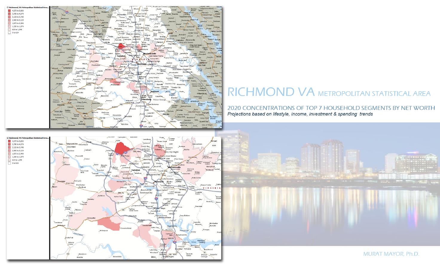 2020 RICHMOND VA MSA TOP 7 HOUSEHOLD SEGMENTS BY NET WORTH by Murat ...