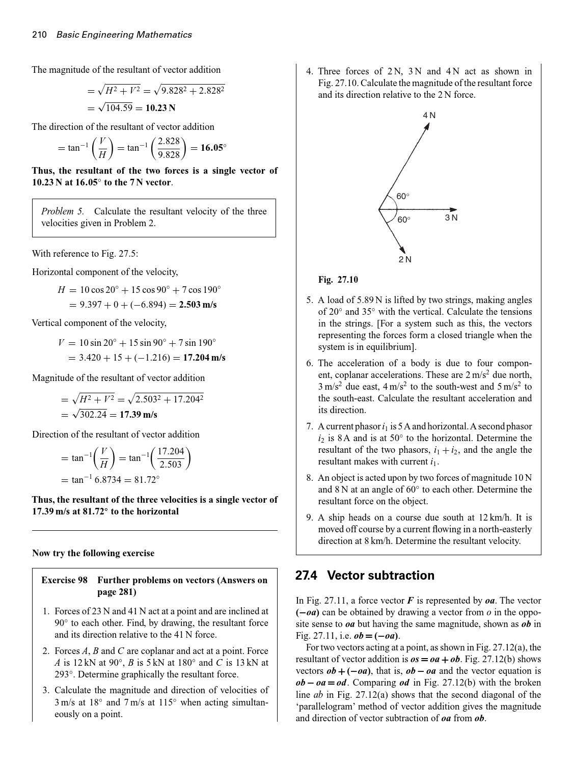 Basic engeneer mathamatics by Courtney Williams - Issuu