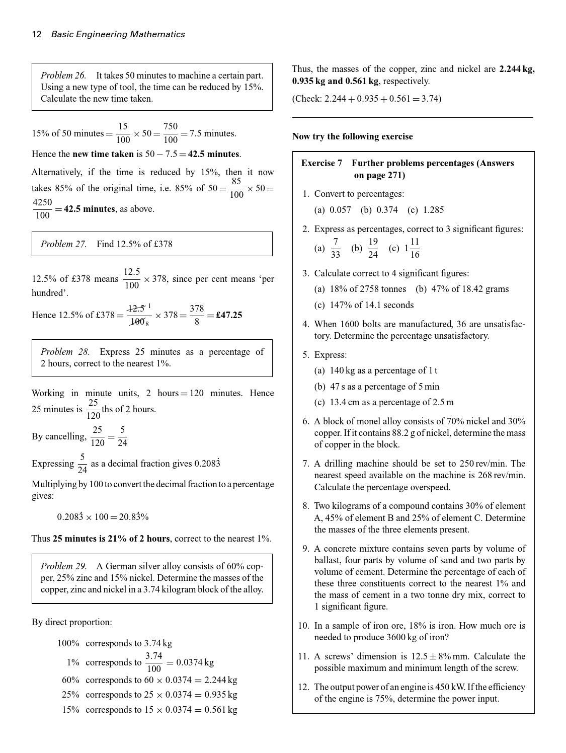 Basic engeneer mathamatics by Courtney Williams - Issuu