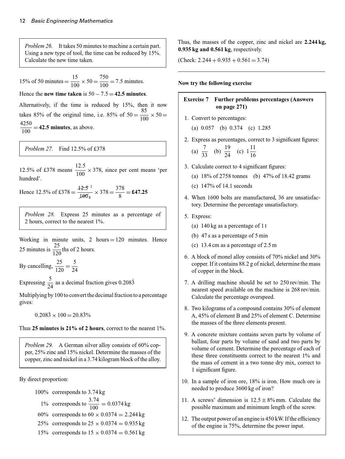 Basic engeneer mathamatics by Courtney Williams - Issuu