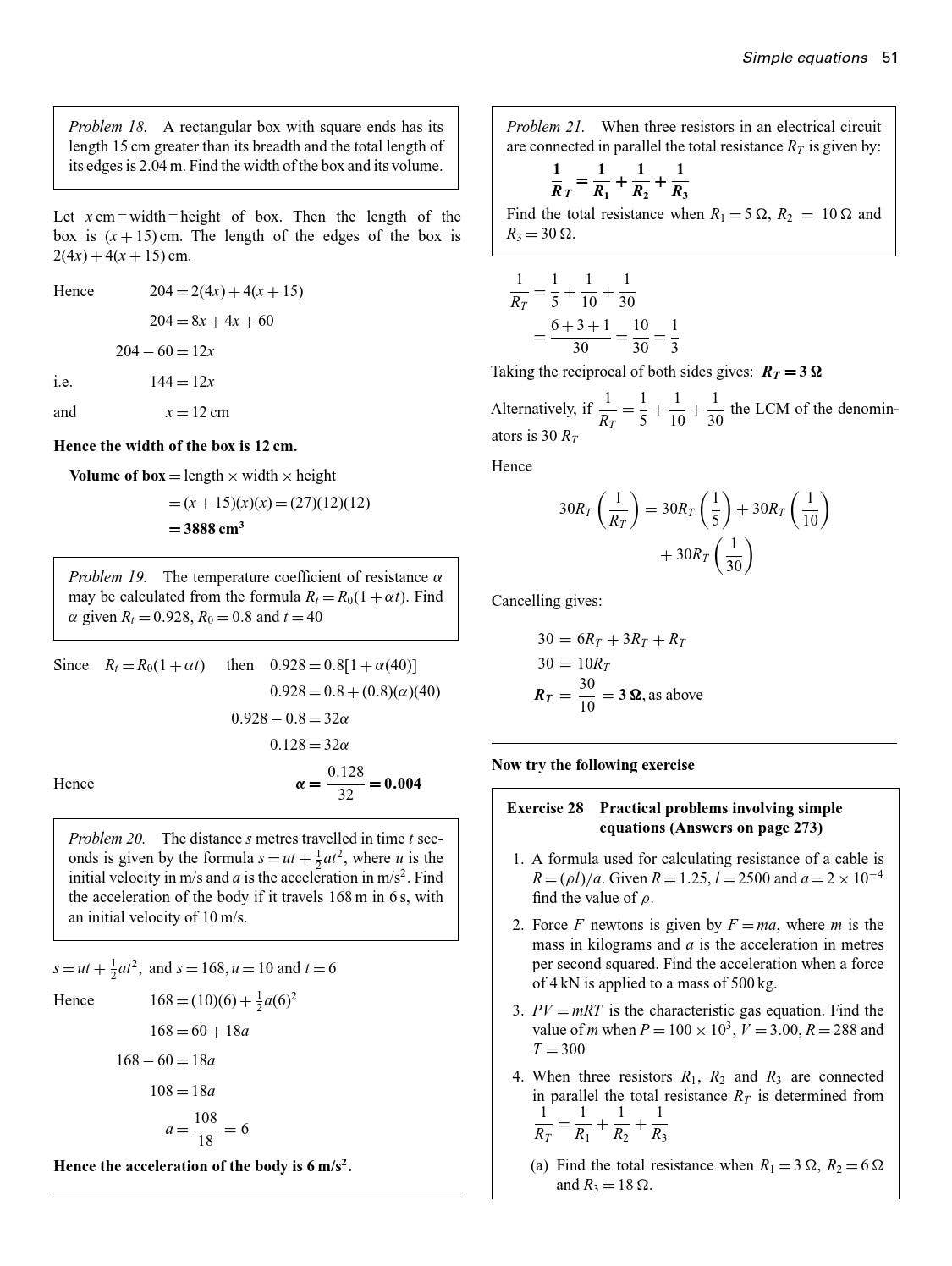 Basic engeneer mathamatics by Courtney Williams - Issuu