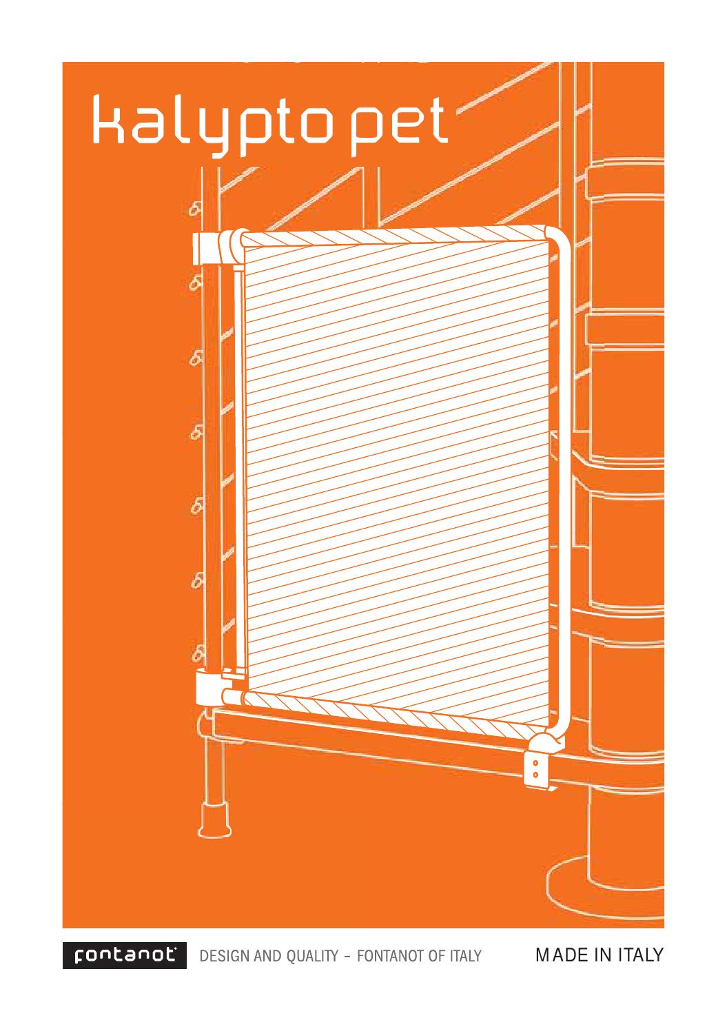 Istruzioni montaggio cancelletto Kalypto PET Fontanot by Fontanot S.p.A ...