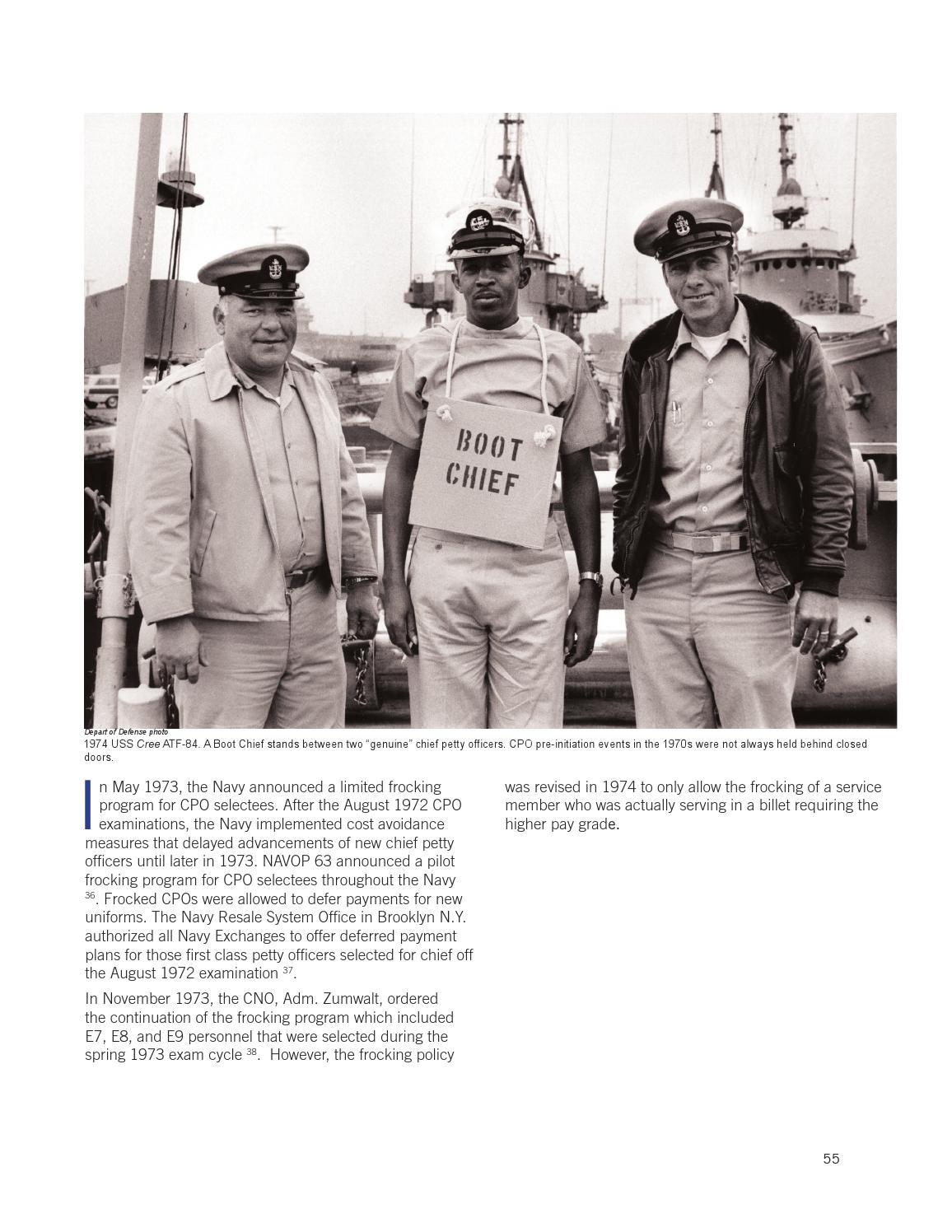 A Tradition of Change: CPO Initiations to CPO 365 by Naval Historical ...