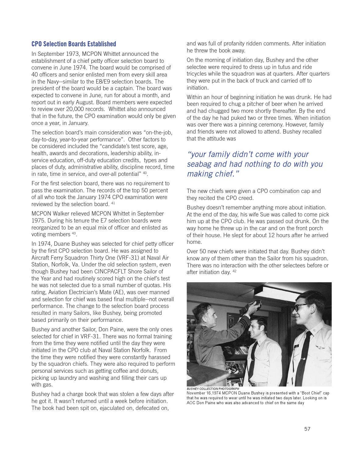 A Tradition of Change: CPO Initiations to CPO 365 by Naval Historical ...