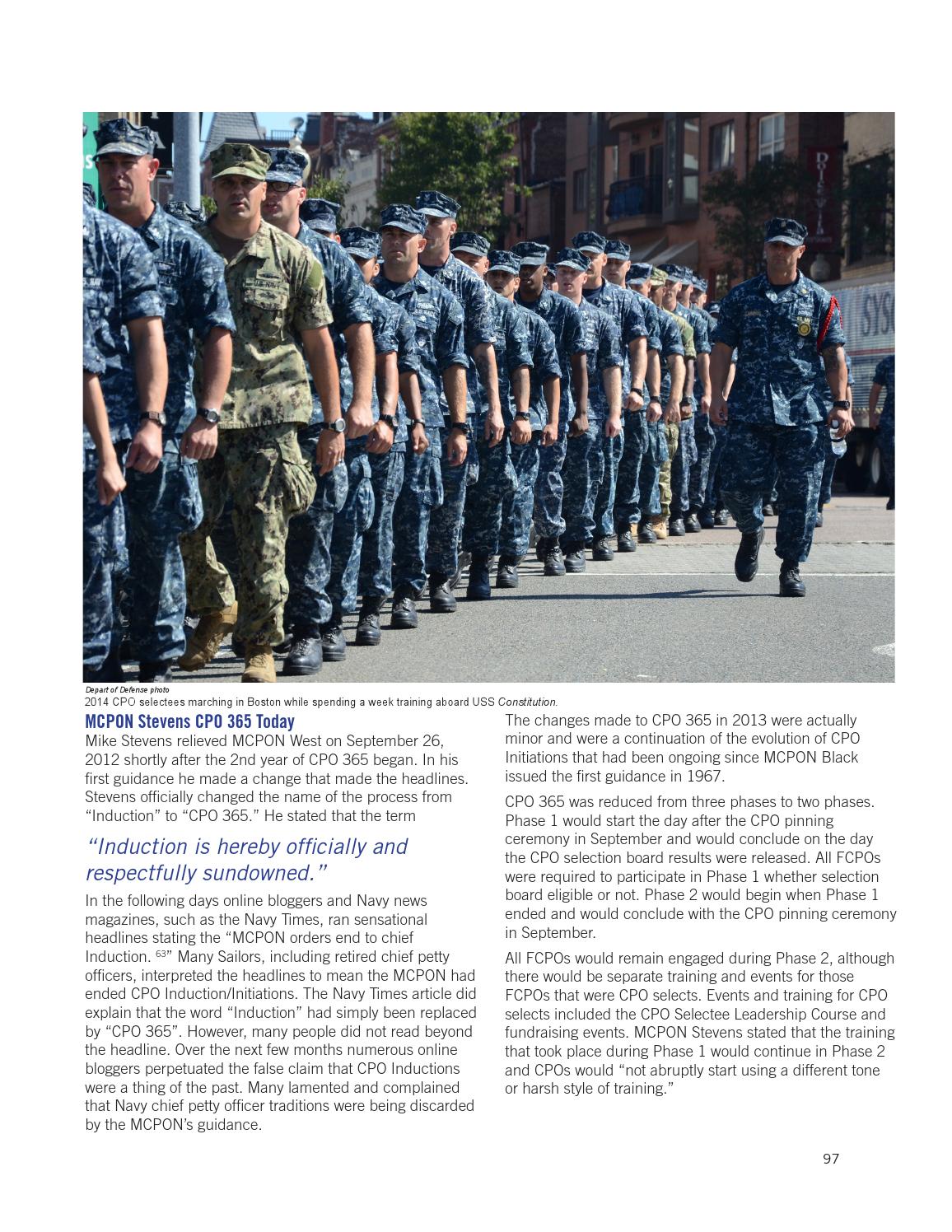 A Tradition of Change: CPO Initiations to CPO 365 by Naval Historical ...