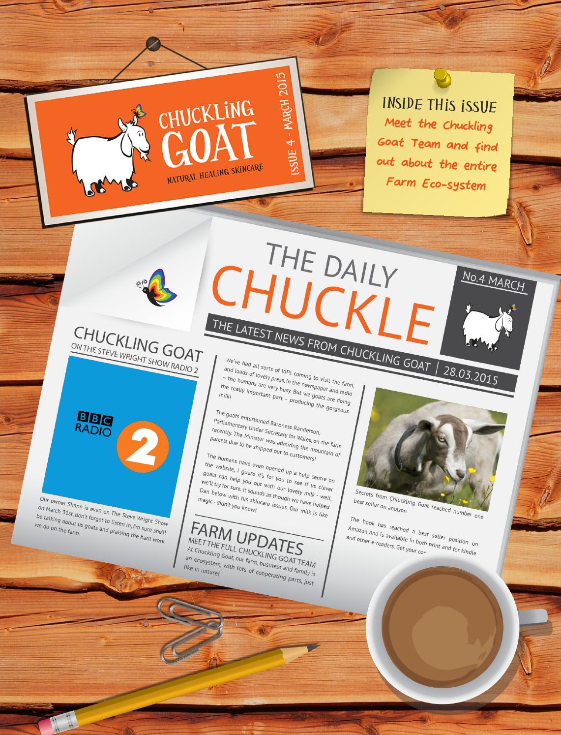 Chuckling Goat News #4 March 2015 by Thrive Health & Nutrition Magazine ...