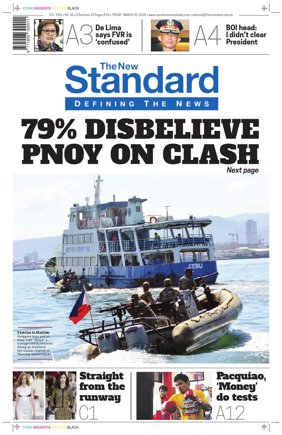 The Standard - 2015 March 20 - Friday by Manila Standard - Issuu
