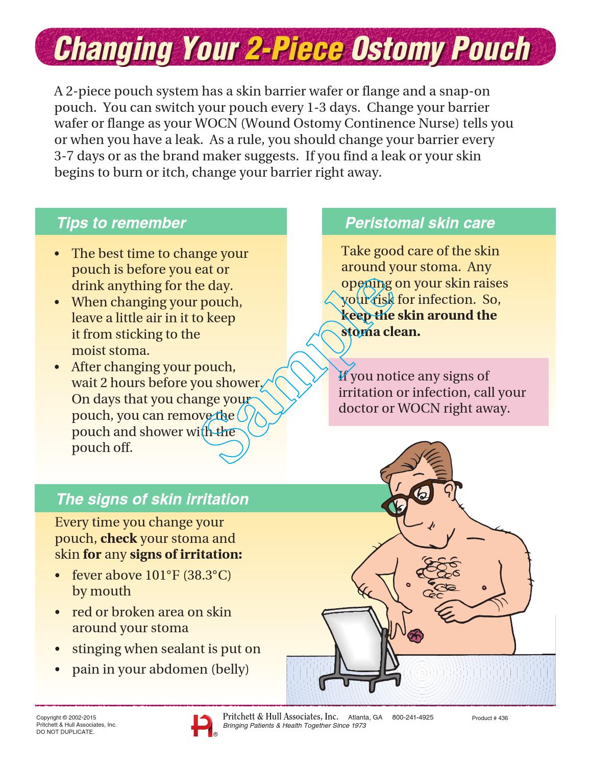 Changing Your 2-Piece Ostomy Pouch by Pritchett & Hull Associates, Inc ...
