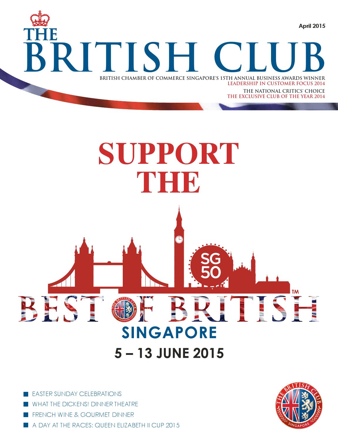 April 2015 by The British Club - Issuu