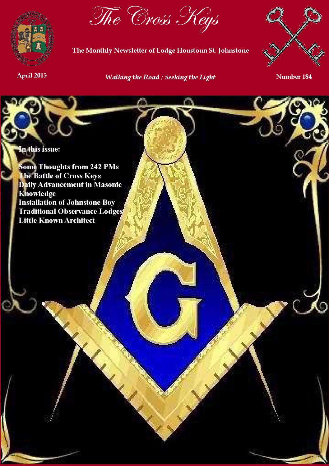Cross Keys Masonic Magazine April 2015 by Neil Grant Macleod - Issuu