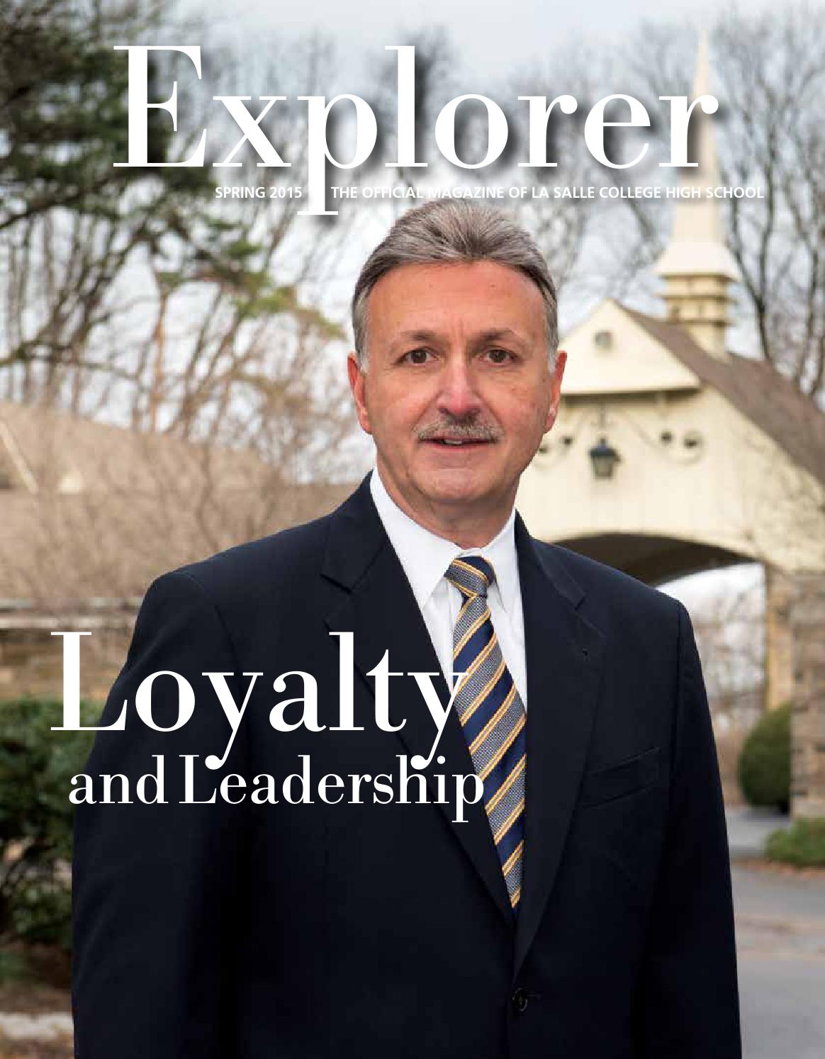 Explorer - Spring 2015 by La Salle College High School - Issuu