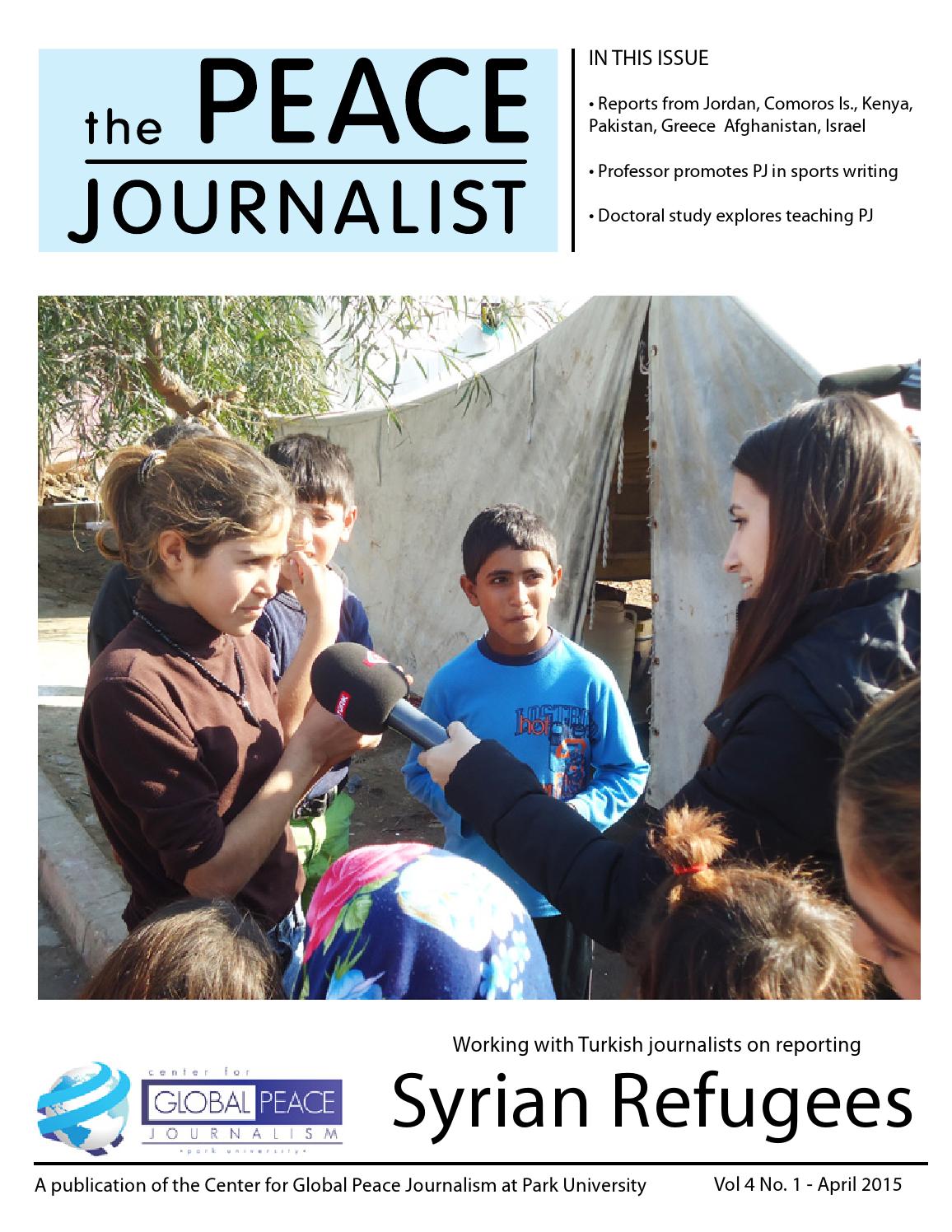 Peace journalist April 2015 by Center for Global Peace Journalism - Issuu