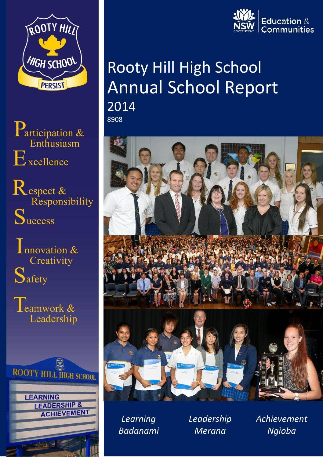 Rooty Hill HS 8908 ASR 2014 by Rooty Hill High School - Issuu