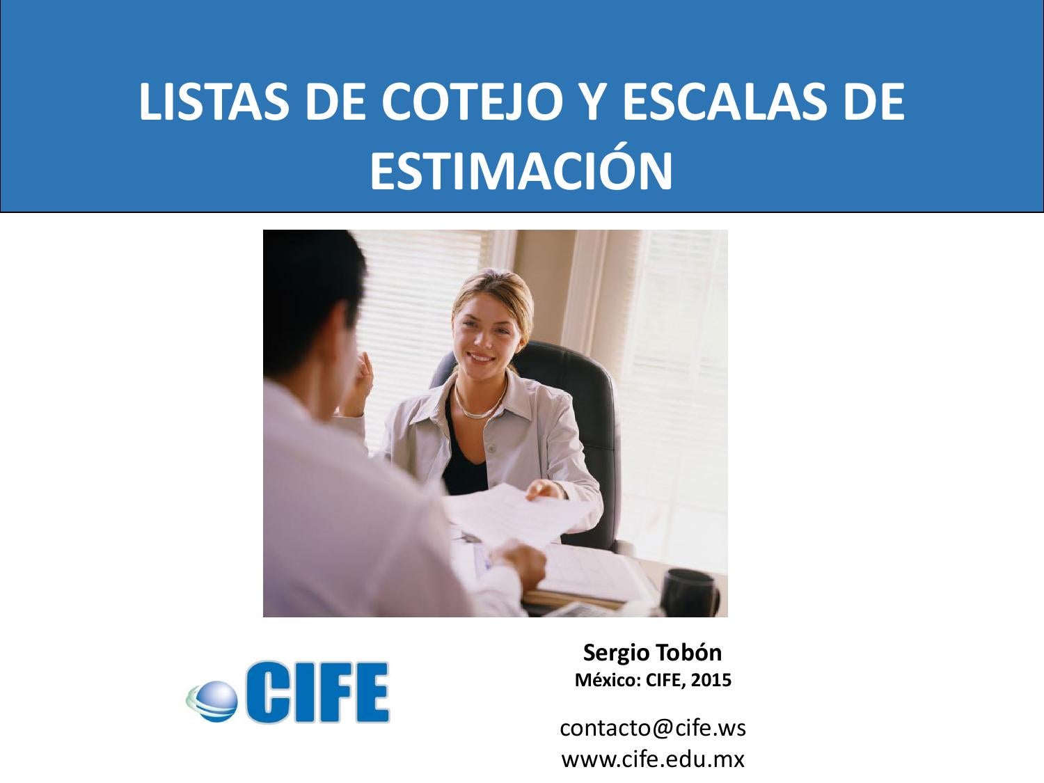 E book, síntesis de las listas de cotejo by CIFE, Centro Universitario ...