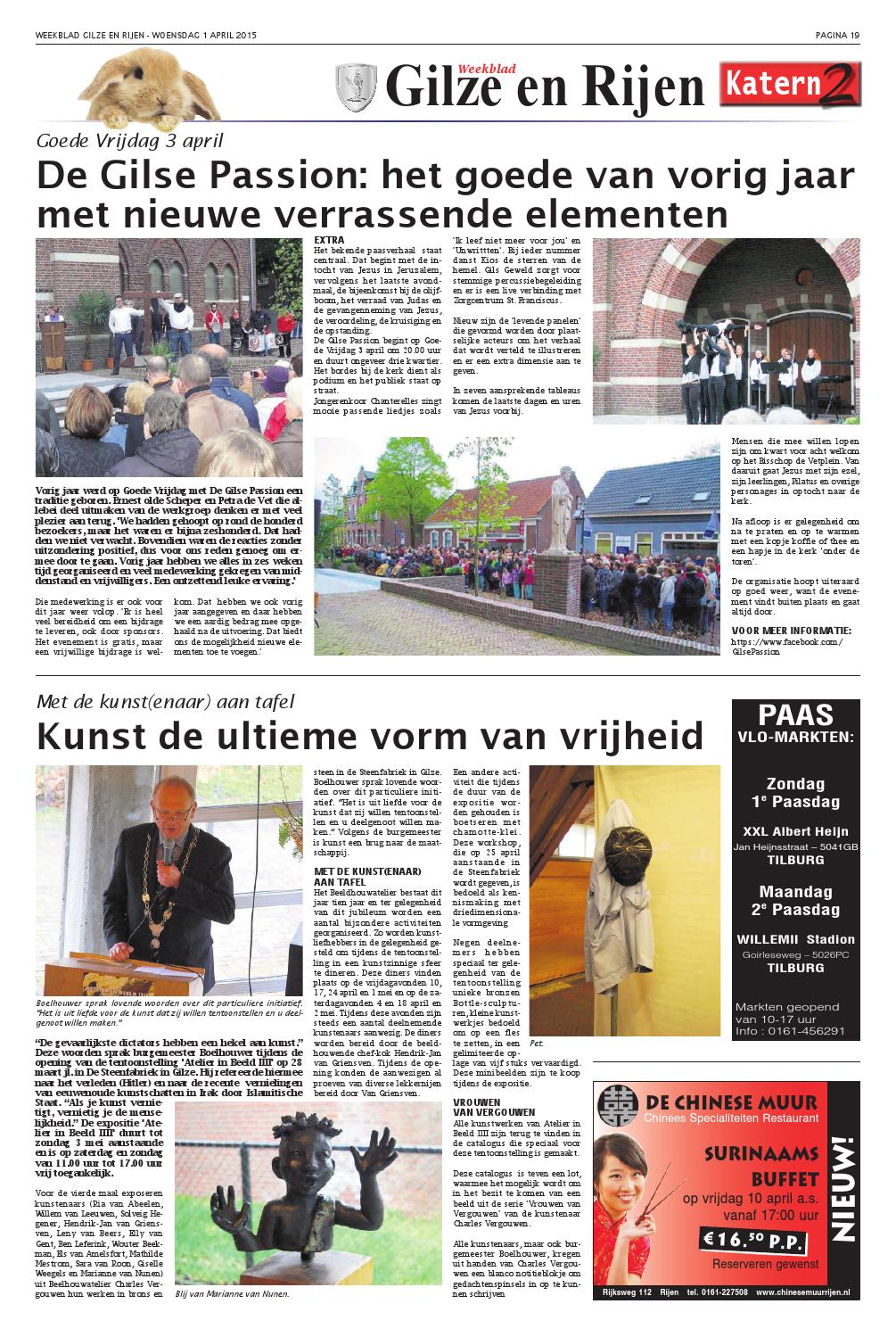 Weekblad Gilze en Rijen 01-04-2015 by Uitgeverij Em de Jong - Issuu