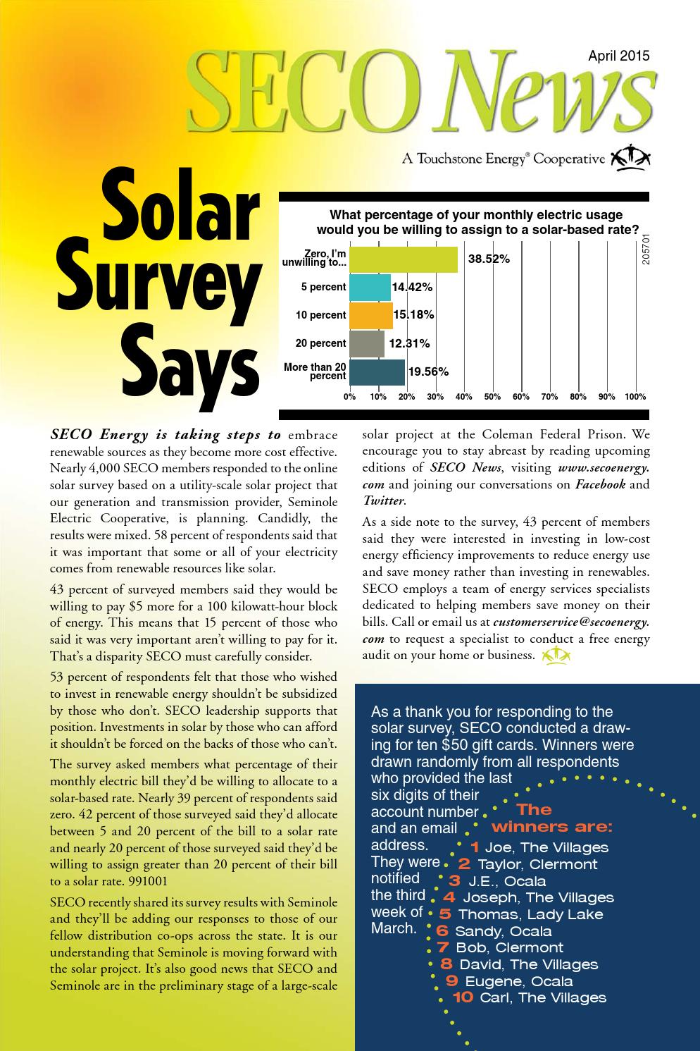 April 2015 SECO News by SECO Energy - Issuu