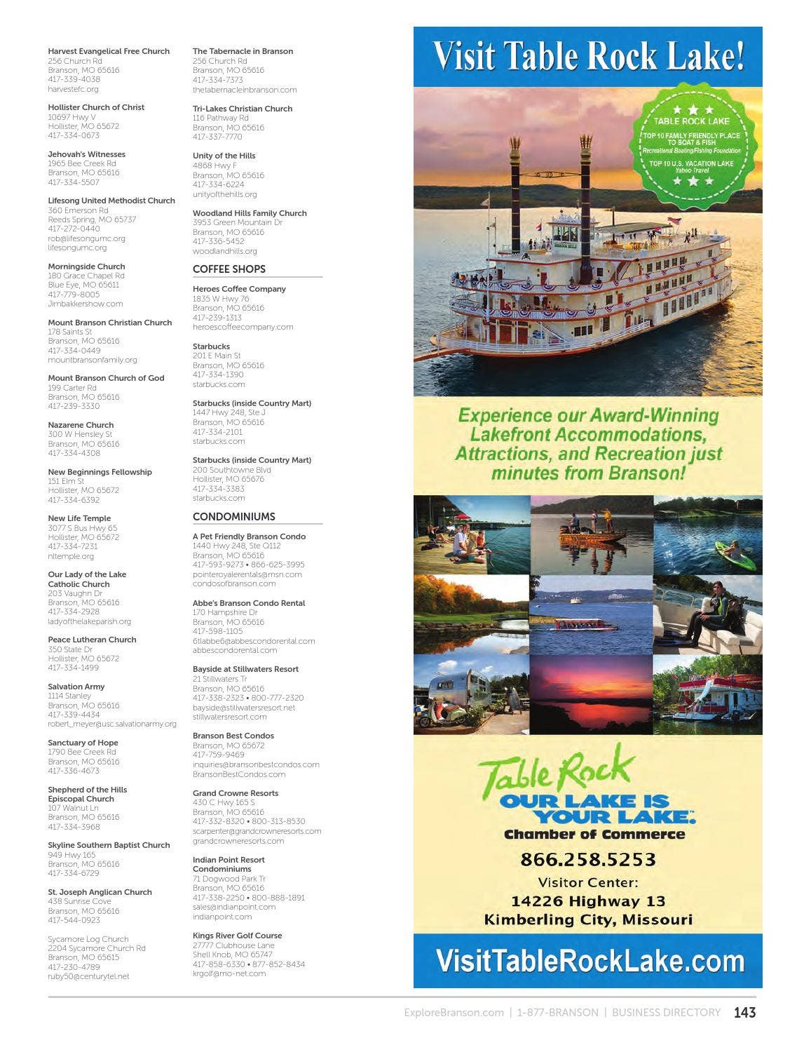 2015 Branson Vacation Guide by Branson Convention and Visitors Bureau ...