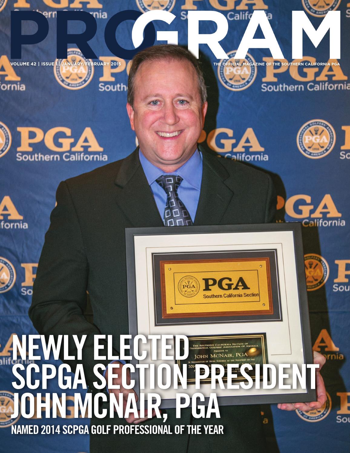 PROgram Magazine - January/February 2015 by Southern California PGA - Issuu