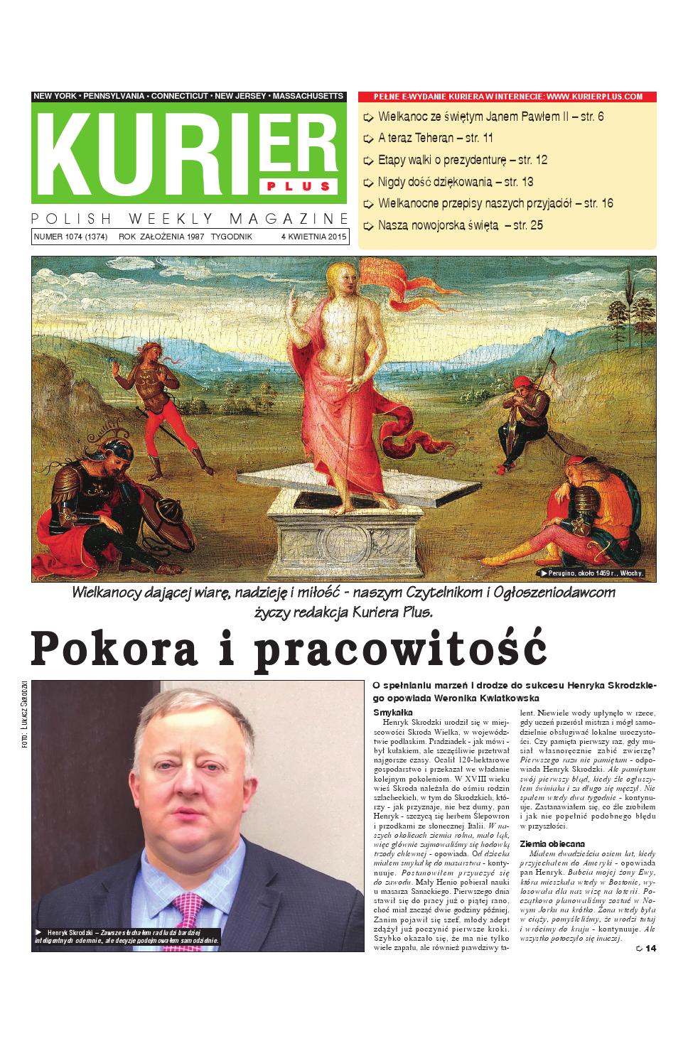 Kurier Plus - 4 kwietnia 2015 by Kurier Plus - Issuu