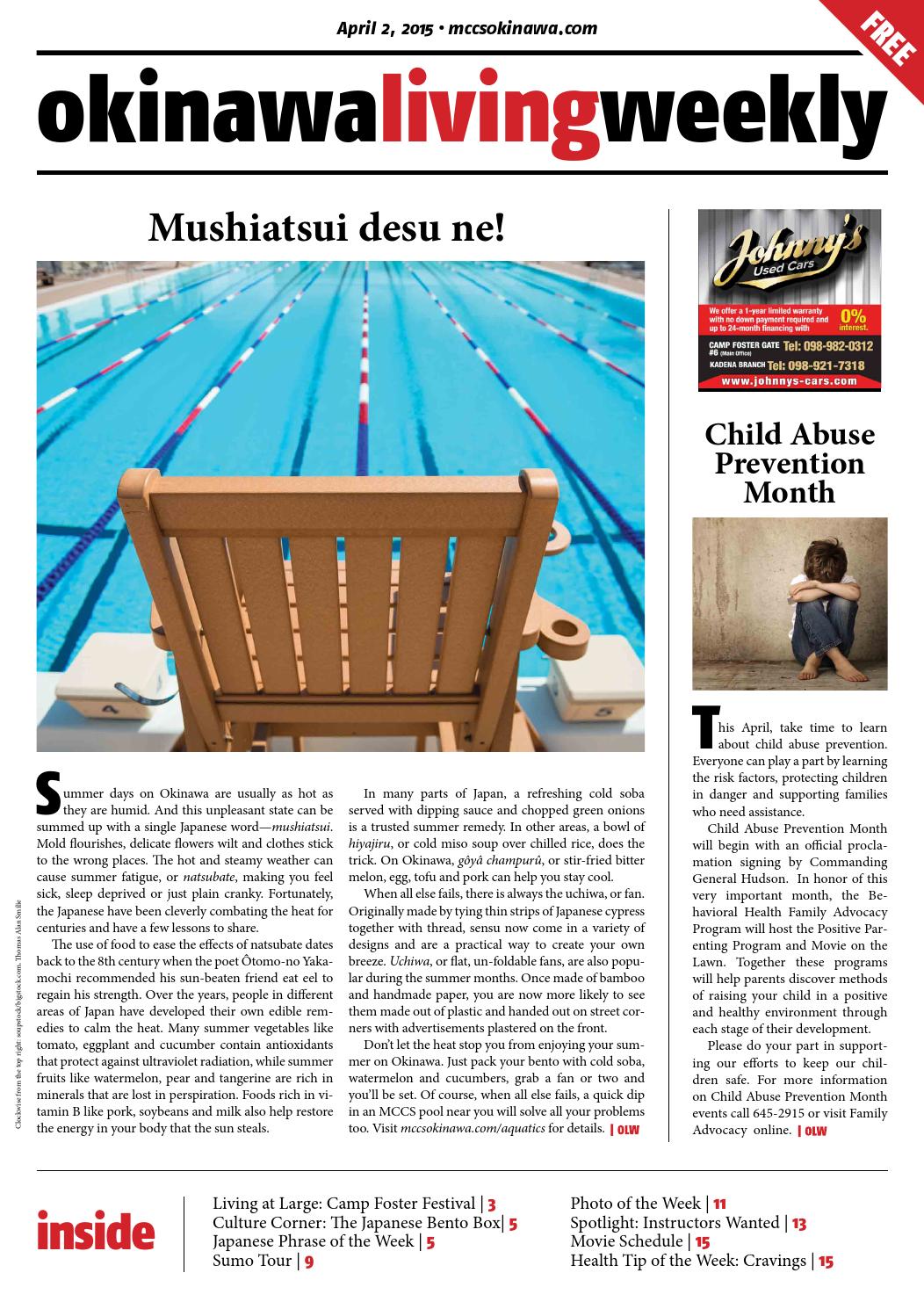 Okinawa Living Weekly by MCCS Okinawa - Issuu