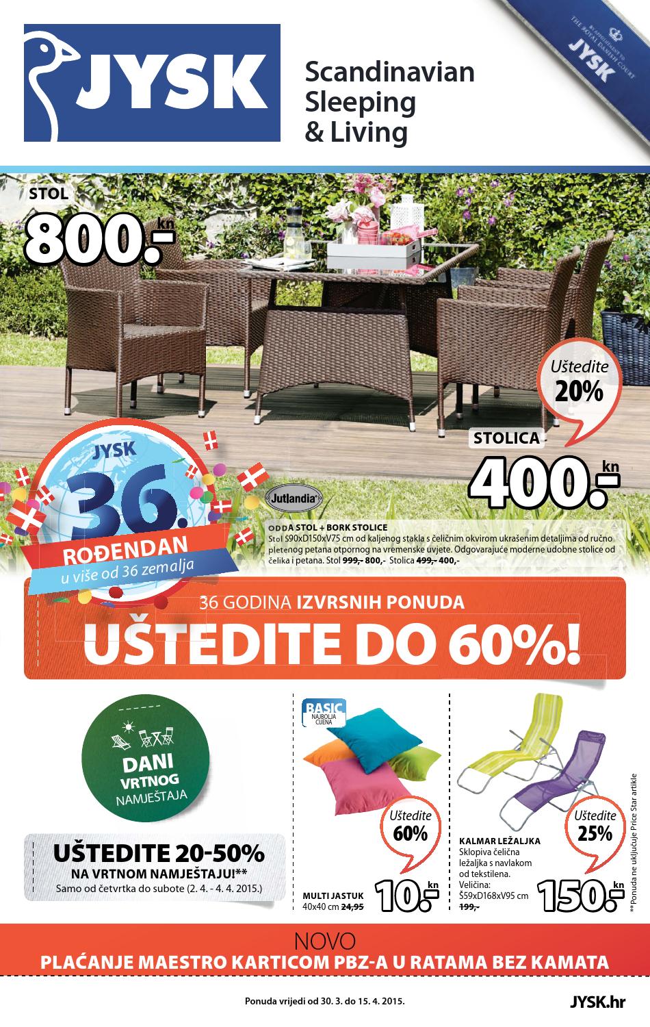Jysk hr katalog akcija od 02 15 04 2015 by Catalog.hr - Issuu