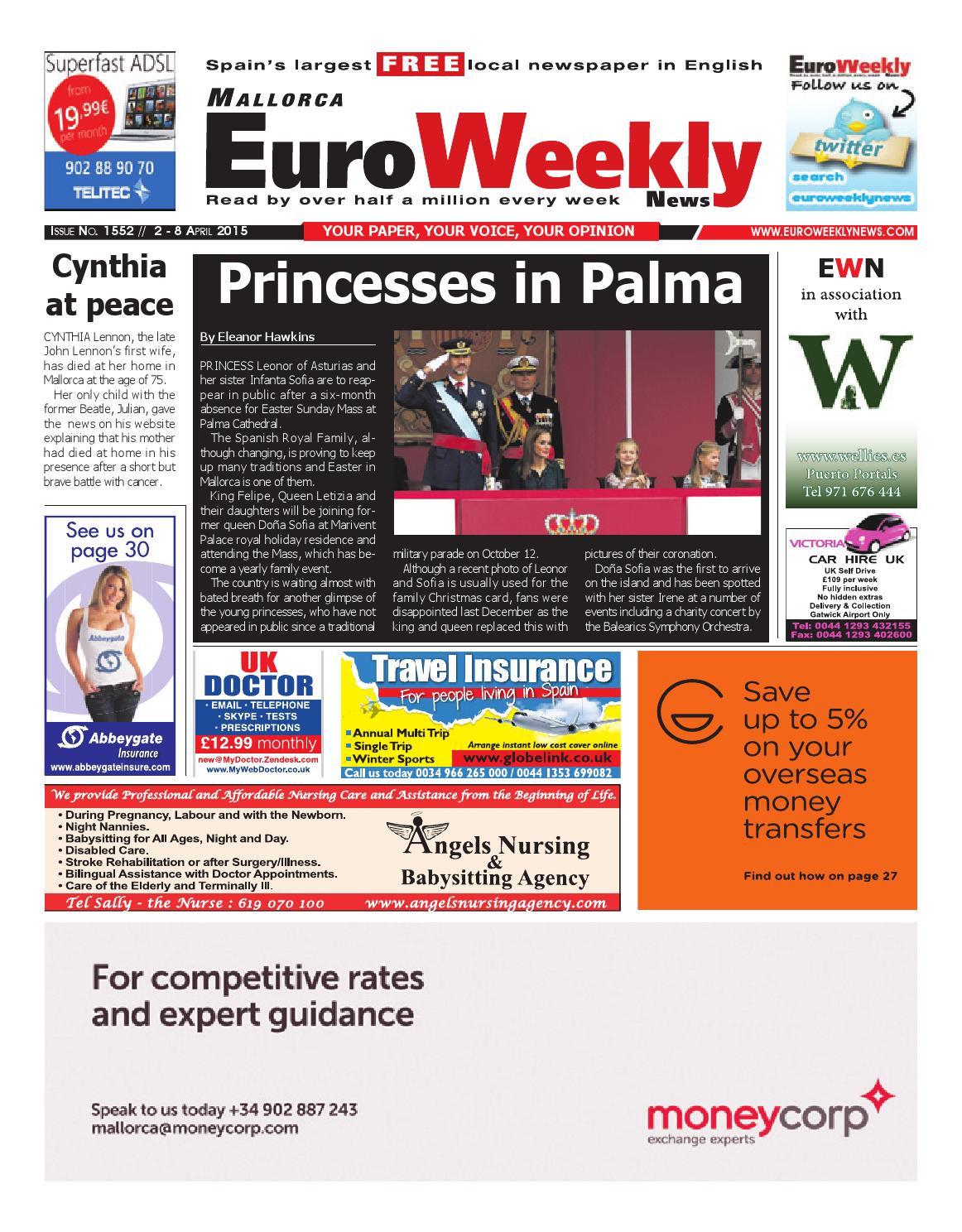 Euro Weekly News - Mallorca 2 - 8 April 2015 Issue 1552 by Euro Weekly ...