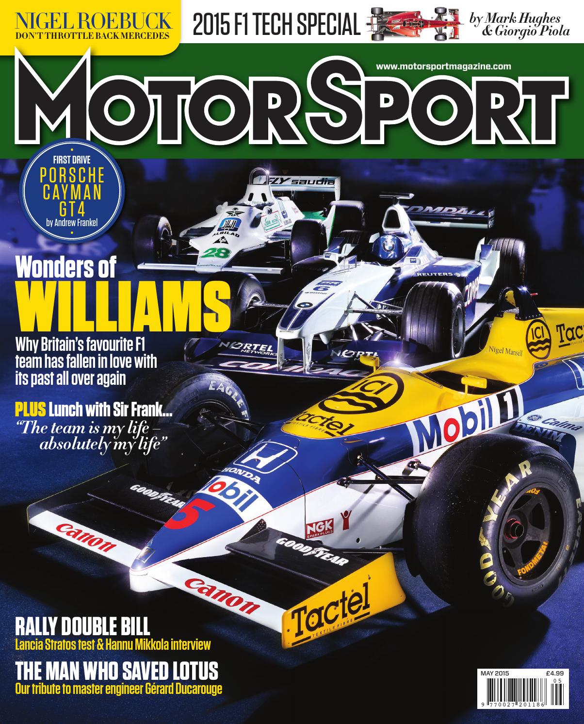 May 2015 edition of Motor Sport by Motor Sport Magazine - Issuu