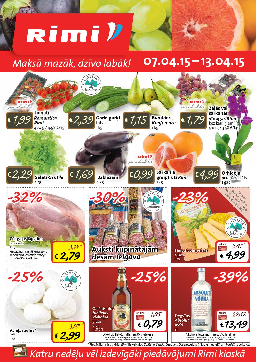 Rimi 07.04.-13.04.2015 by Rimi - Issuu