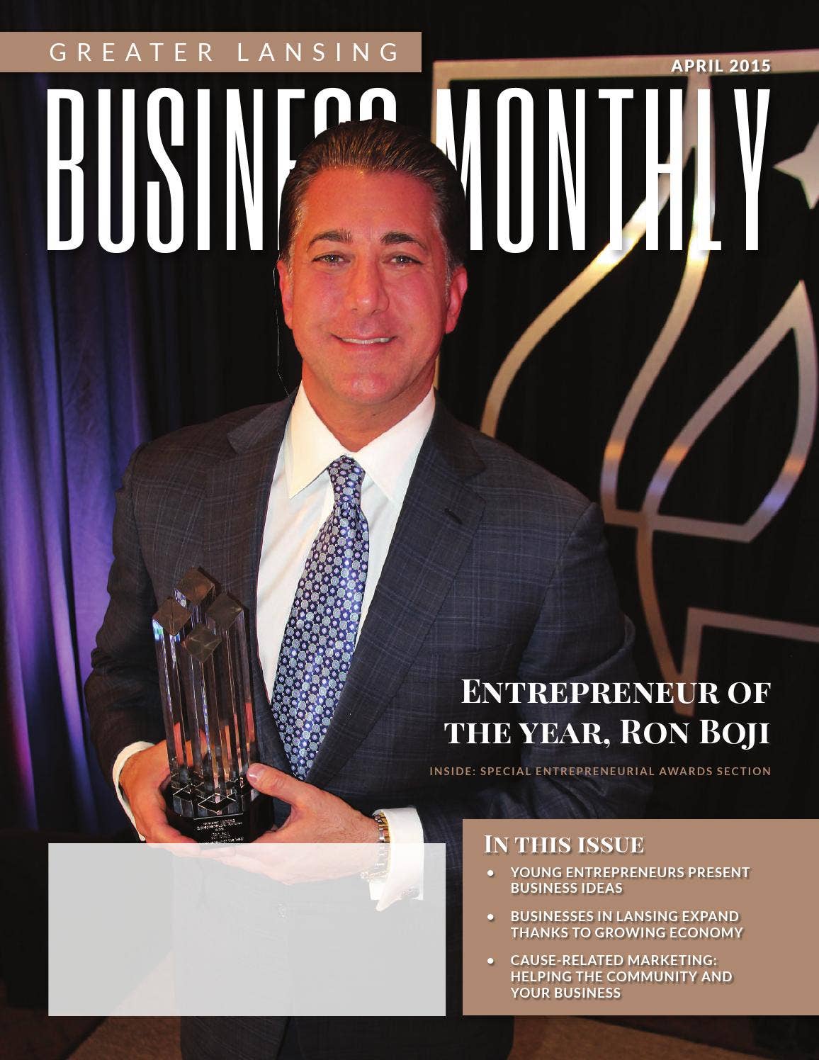 Entrepreneur of the year, Ron Boji by M3 Group Publications - Issuu