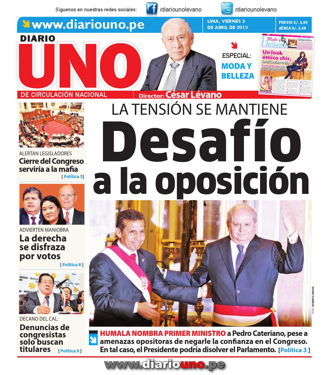 Diario UNO - 03 Abril 2015 by Diario UNO - Issuu