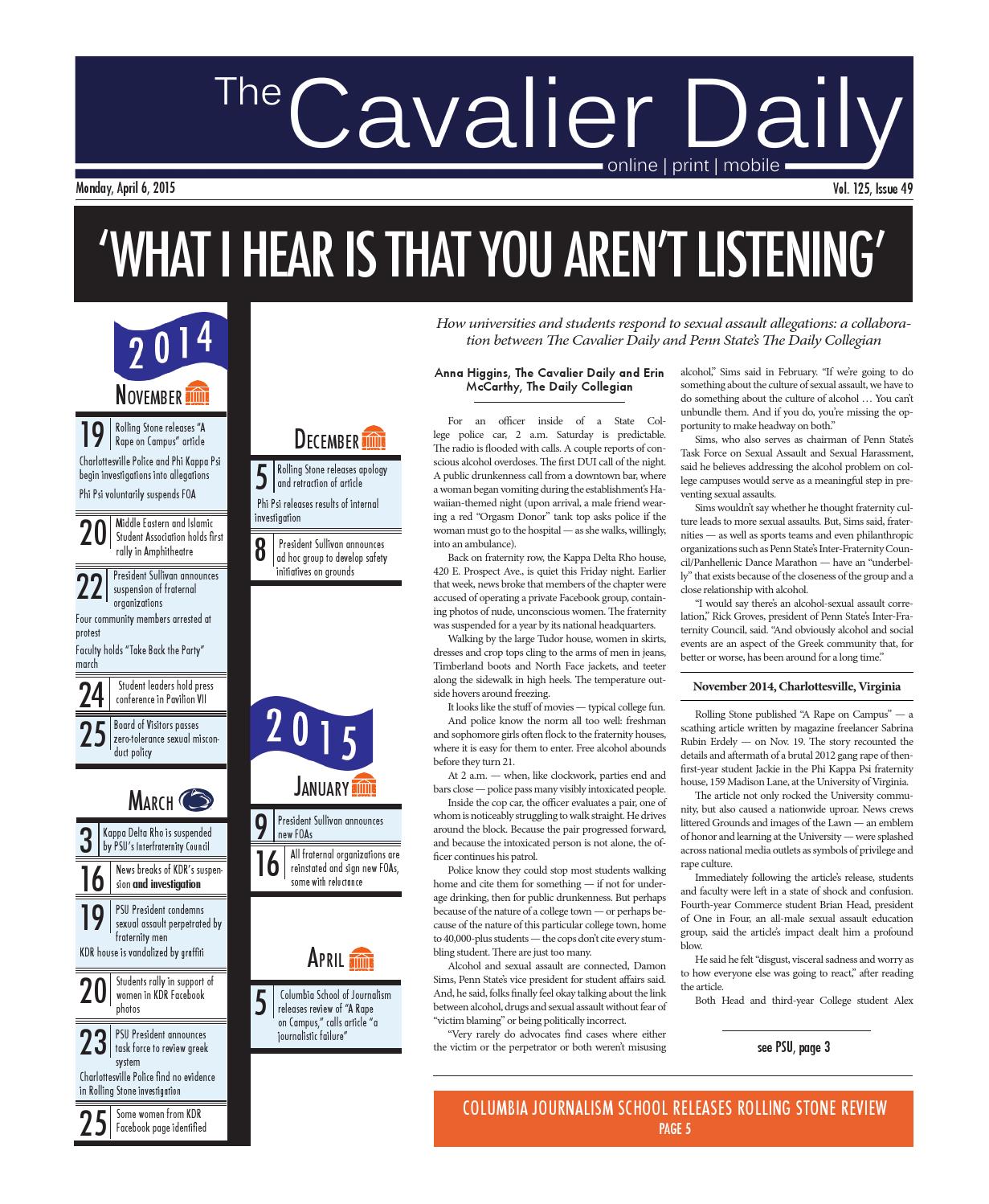 Monday, April 6, 2015 by The Cavalier Daily - Issuu