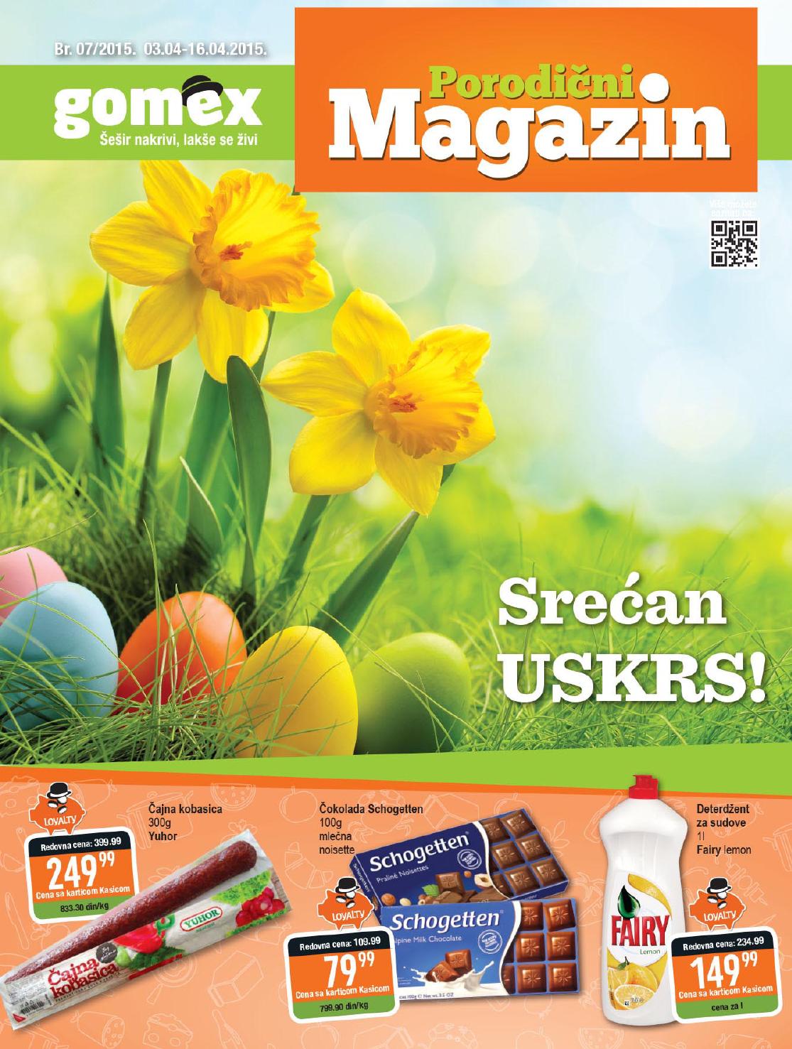 Gomex magazin od 03.-16.04.2015. by Catalog.rs - Issuu