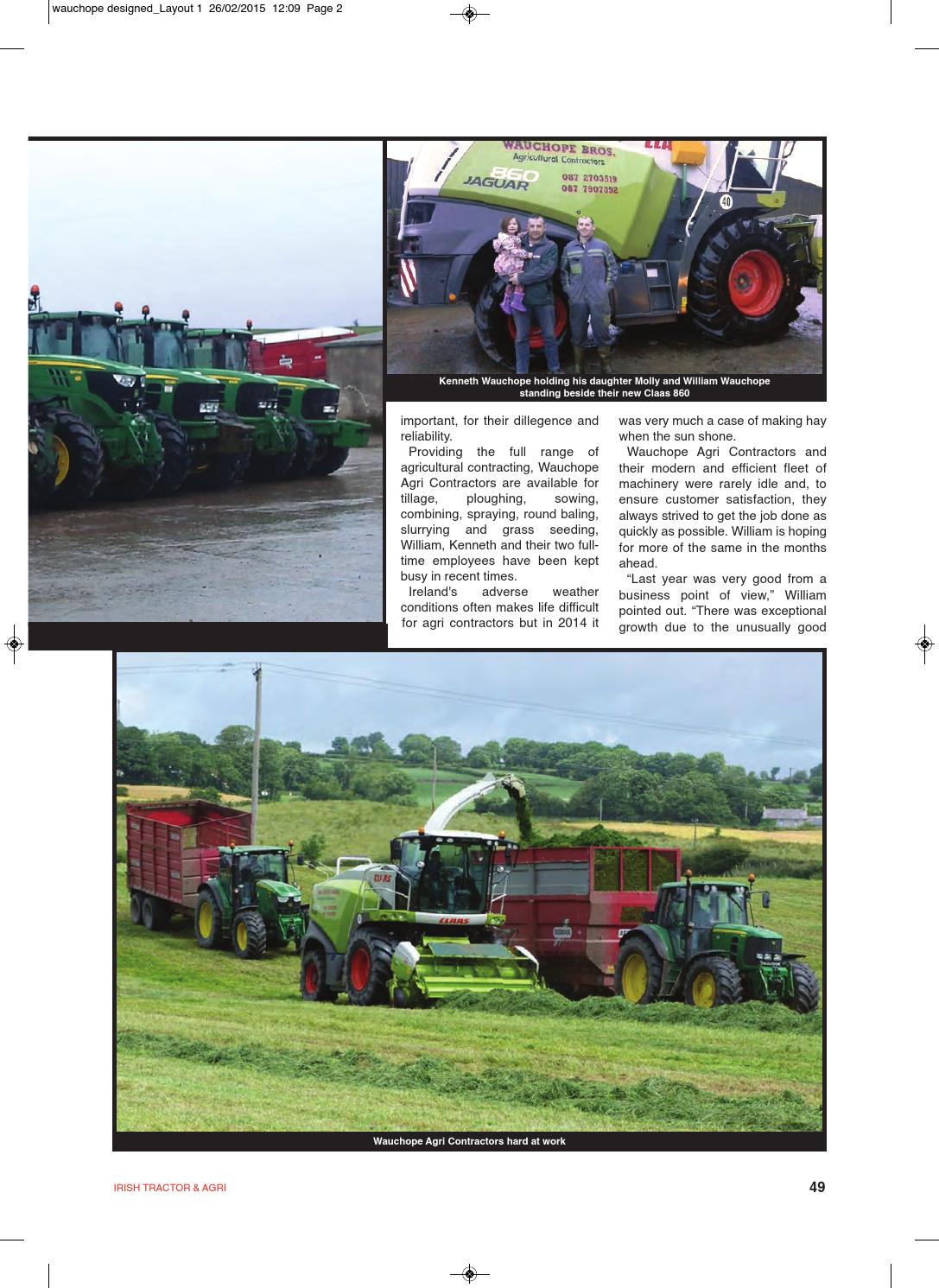 Irish Tractor & Agri Magazine March 2015 by Lynn Group Media - Issuu