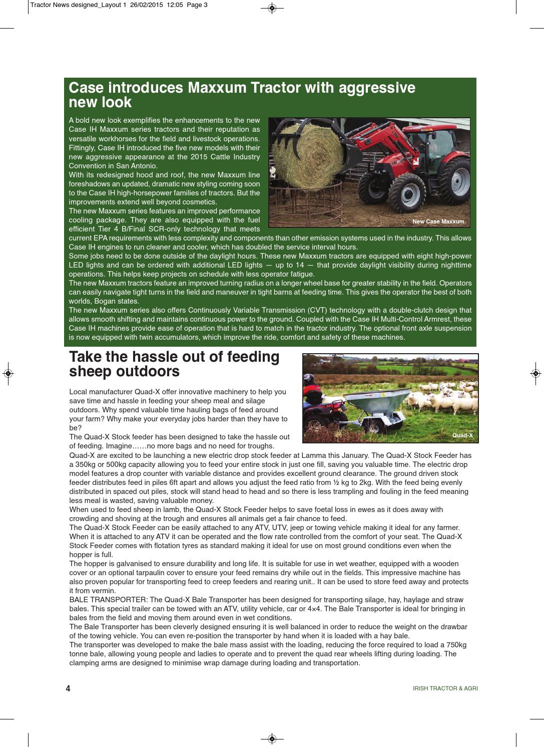 Irish Tractor & Agri Magazine March 2015 by Lynn Group Media - Issuu
