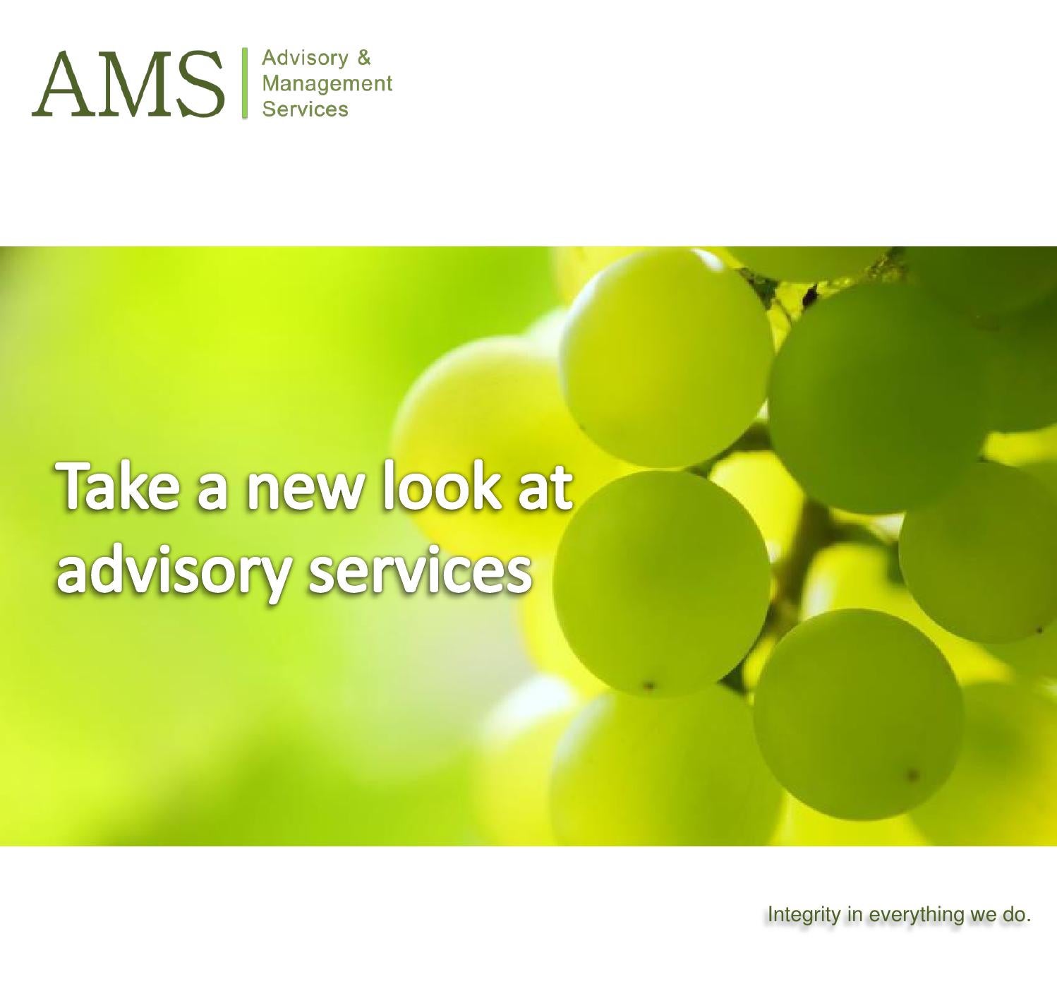AMS | Advisory & Management Services by Advisory & Management Services ...