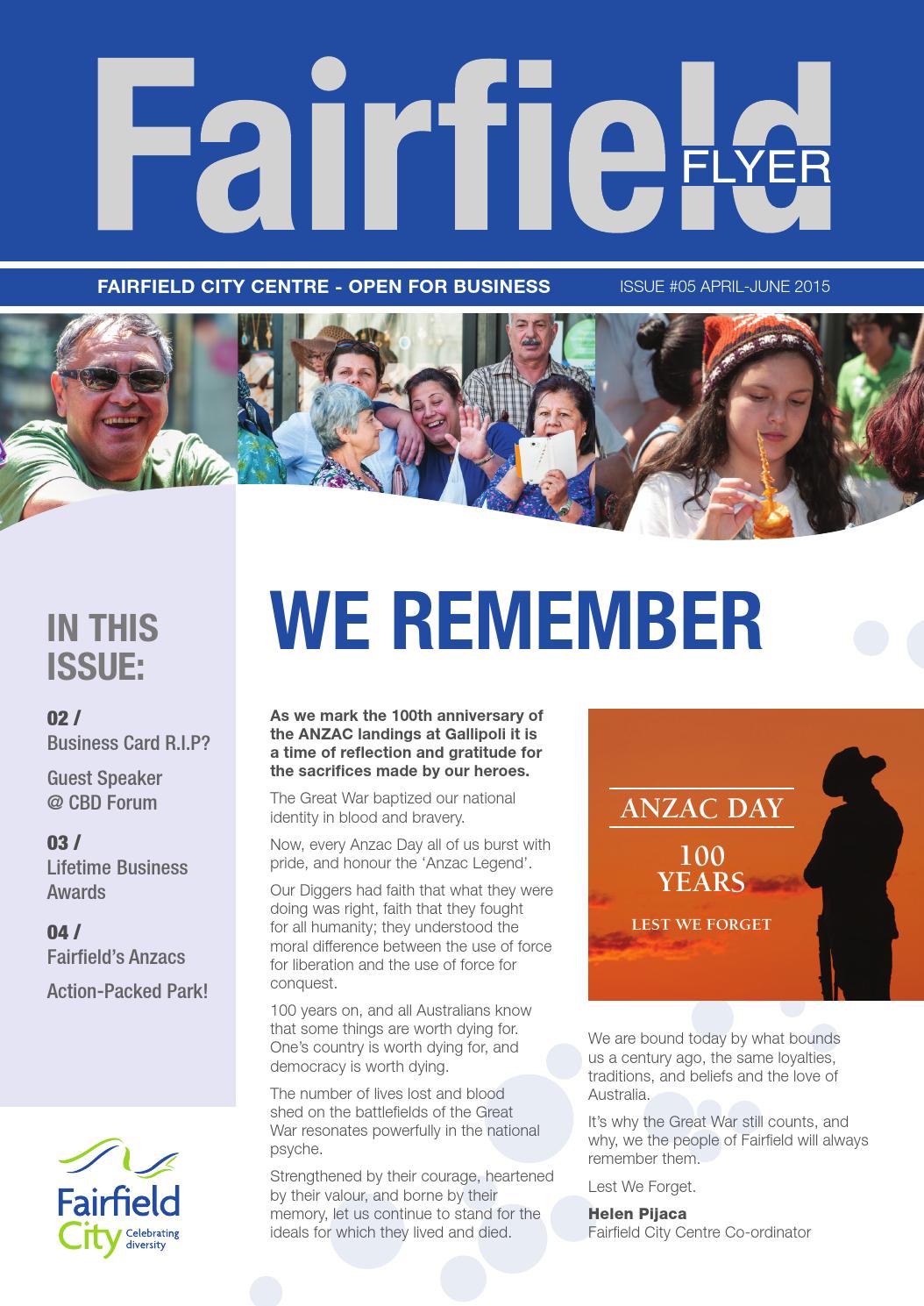 Fairfield flyer march 2015 by Fairfield City Council - Issuu