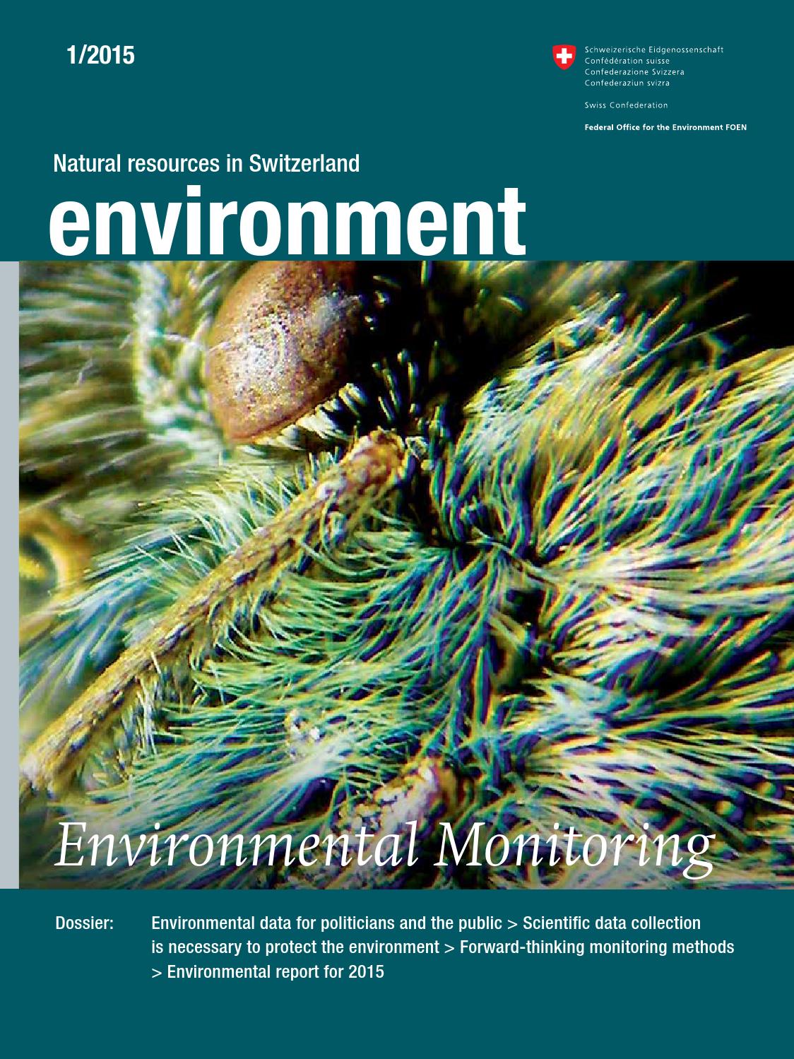 Magazine «environment» 1/2015 - Environmental Monitoring by Federal ...