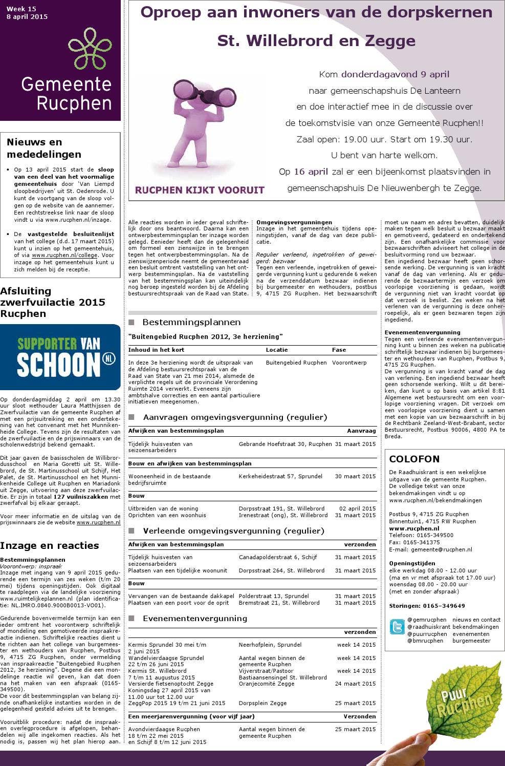 Gemeente Rucphen 08-04-2015 by Uitgeverij de Bode - Issuu