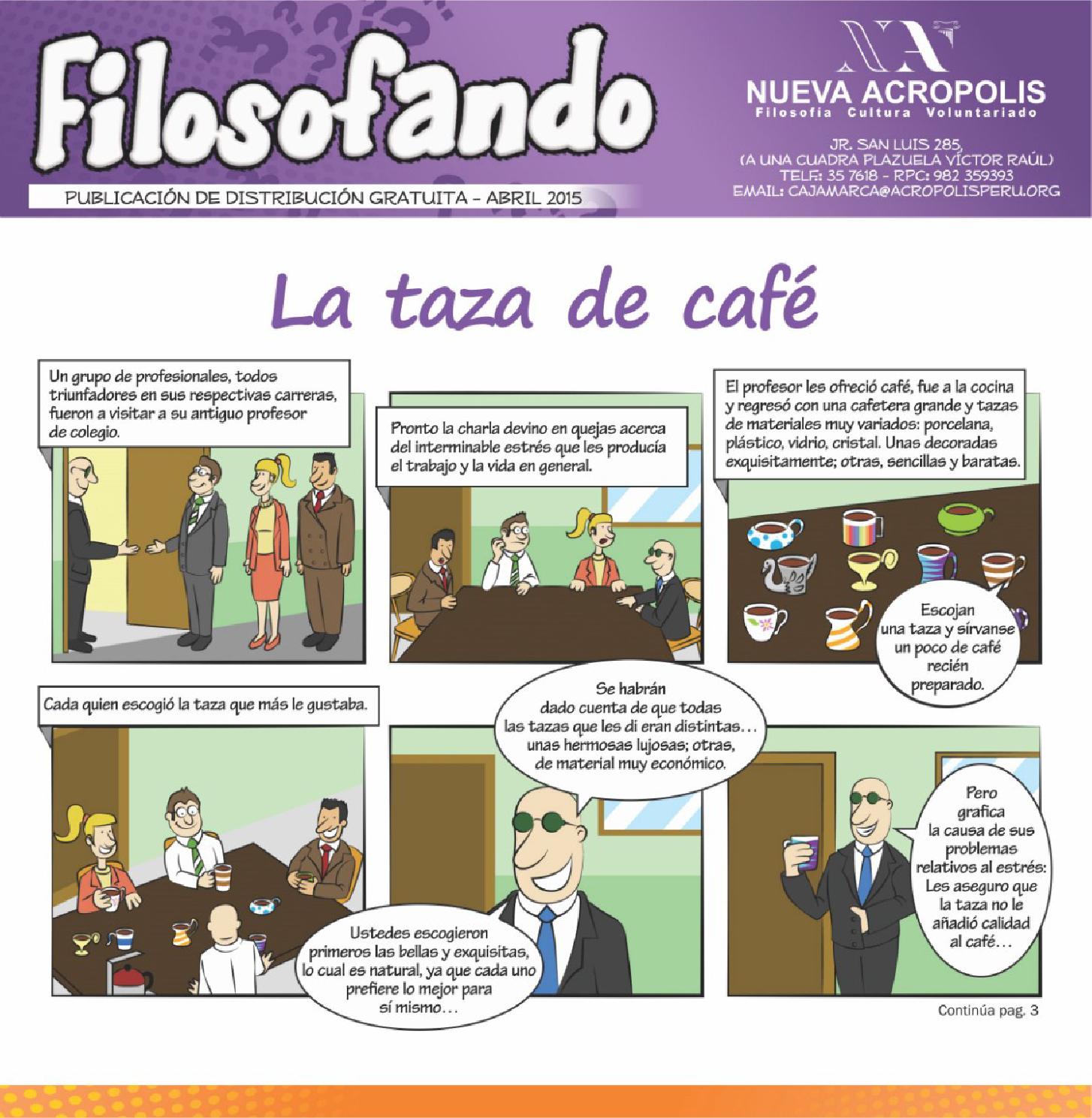 Filosofando Abril 2015 by Nueva Acrópolis Cajamarca - Issuu