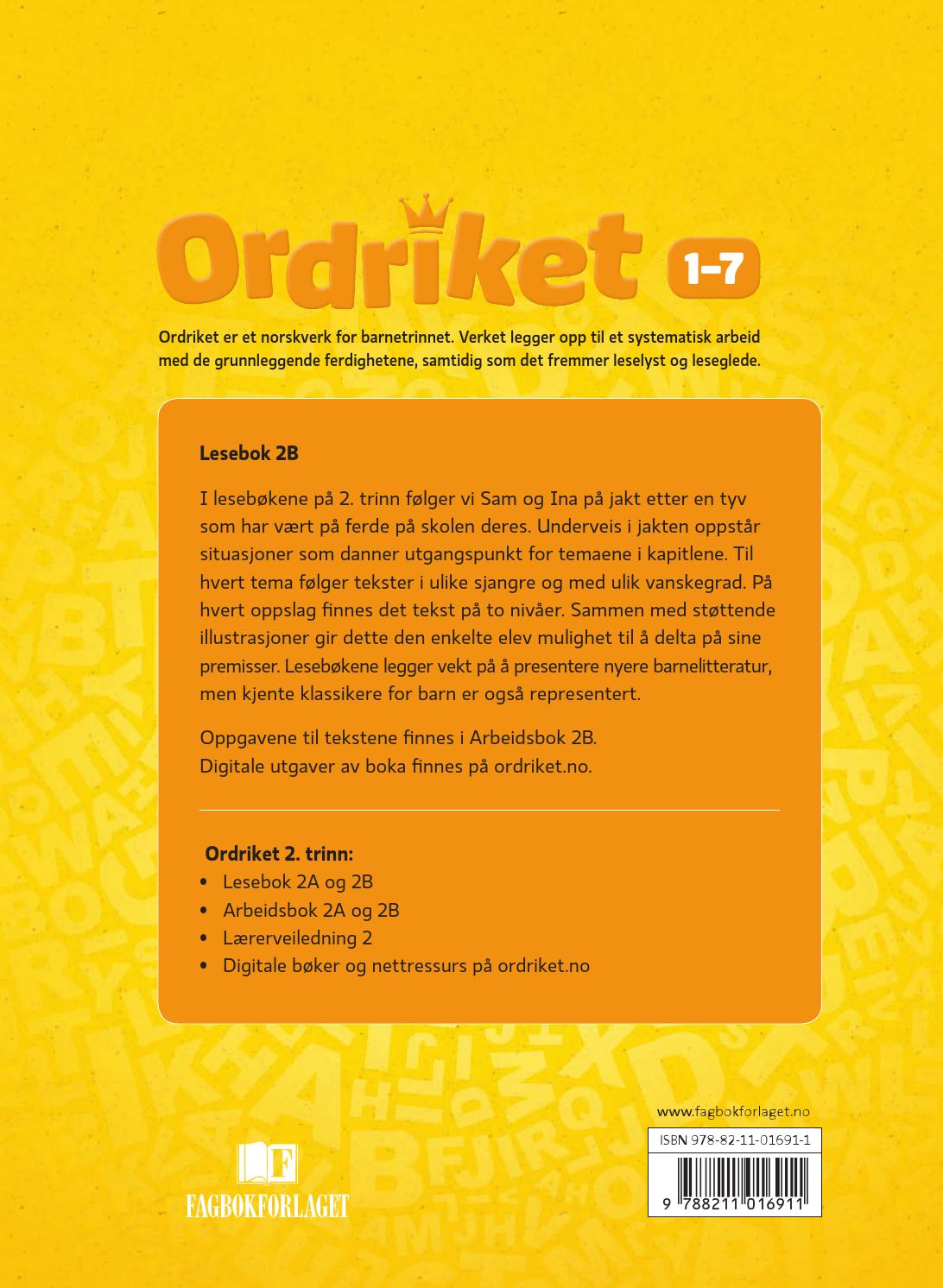 Ordriket lesebok 2b by Fagbokforlaget - Issuu