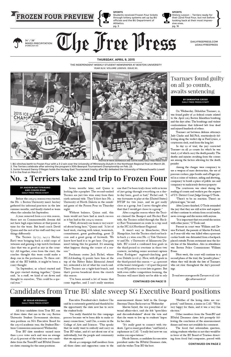 4-9-2015 by The Daily Free Press - Issuu