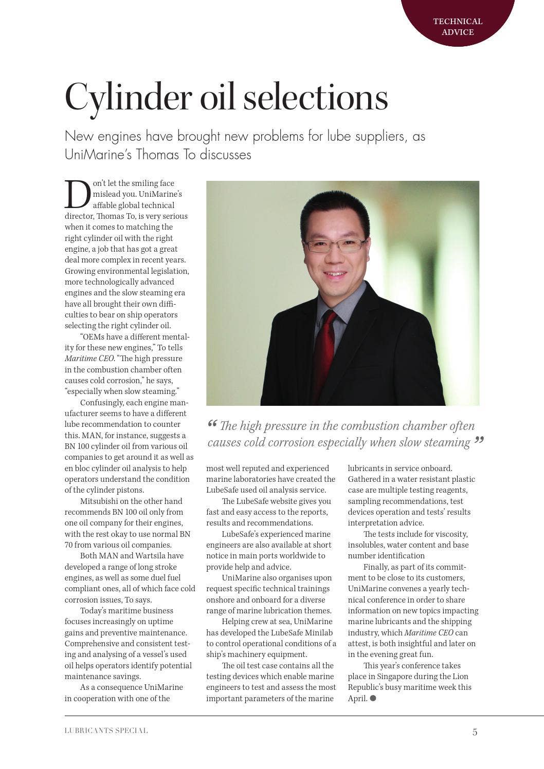 Maritime CEO Fuels & Lubes Special by Splash - Issuu