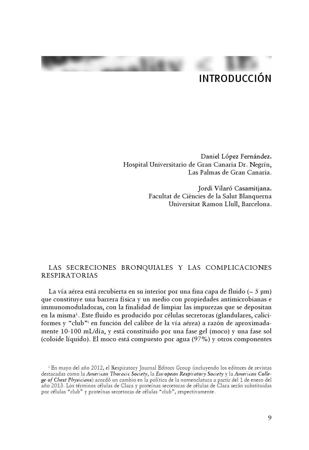 Manual SEPAR 27.Técnicas manuales e instrumentales para el drenaje de secreciones bronquiales en ...