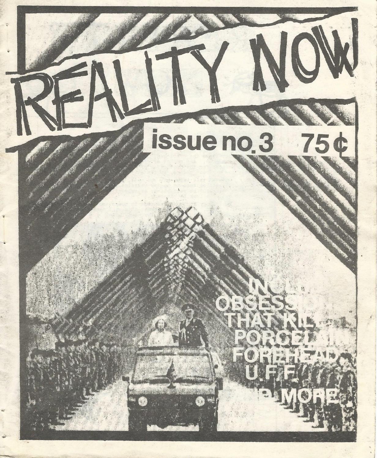 Reality Now, Issue No. 3, Winter 84/85 by Arm The Spirit - Issuu