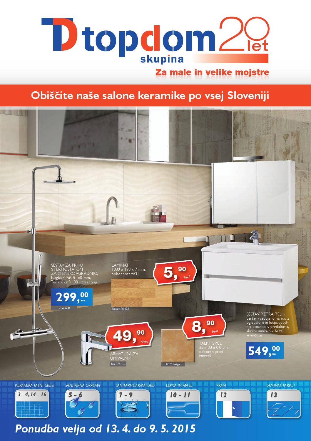 Topdom katalog kopalnice apr 2015 by Vsikatalogi.si - Issuu