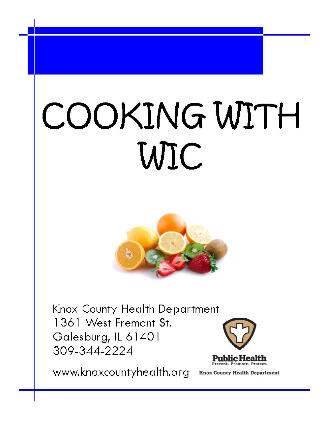 Cooking with WIC by Knox County Health Department - Issuu