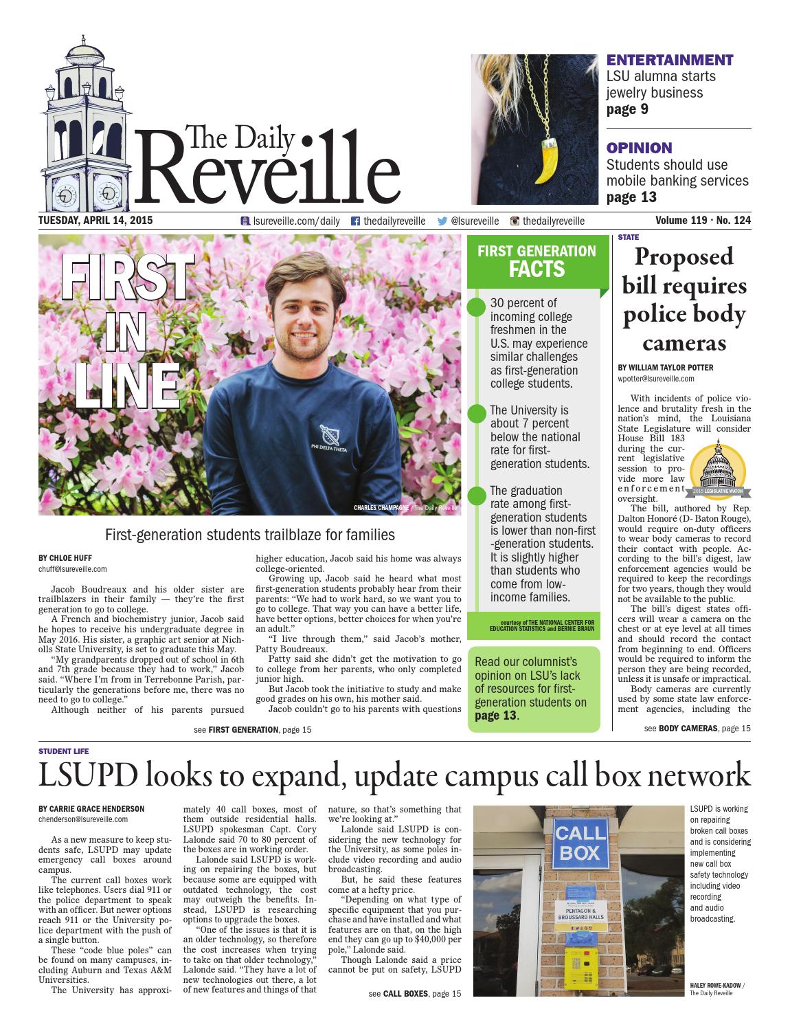 The Daily Reveille - April 14, 2015 by Reveille - Issuu