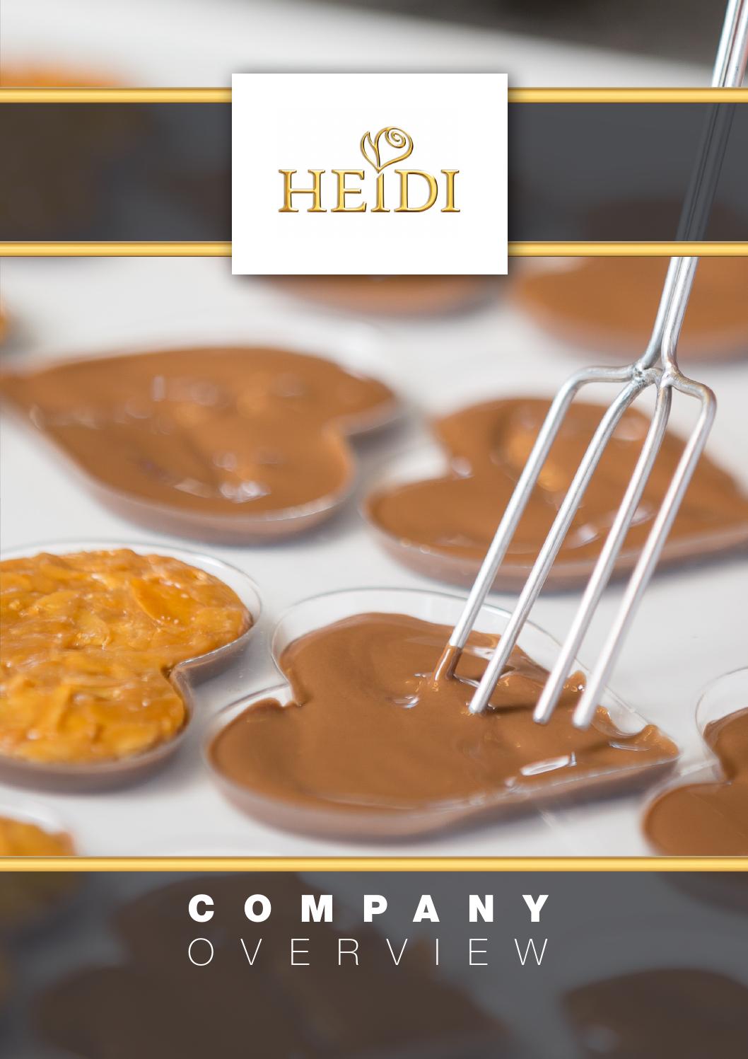 Heidi Chocolate Brochure - 2015 by FDF World - Issuu