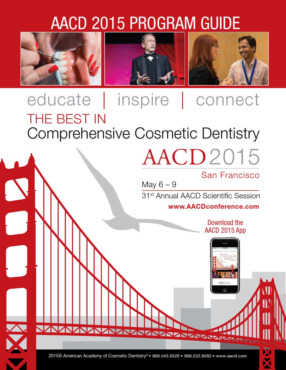 AACD 2015 Program Guide by American Academy of Cosmetic Dentistry - Issuu