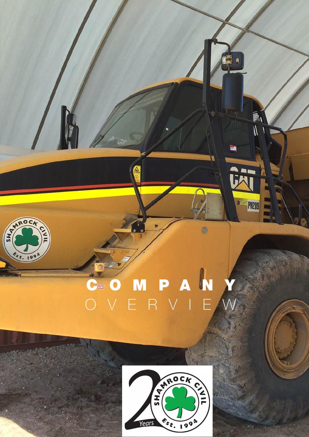 Brochure - Shamrock Civil, January 2015 by Business Chief ANZ - Issuu